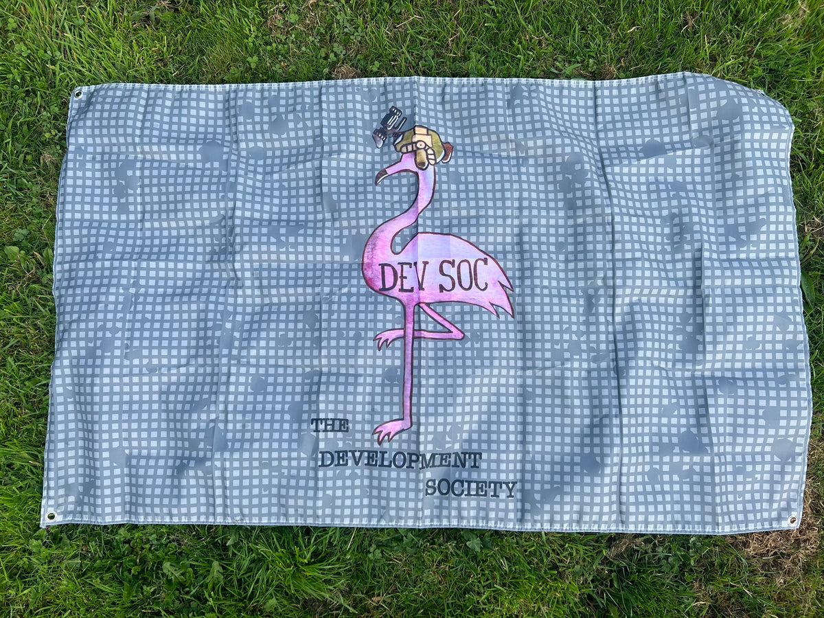 Tac Flamingo Flag - DNC – The Development Society